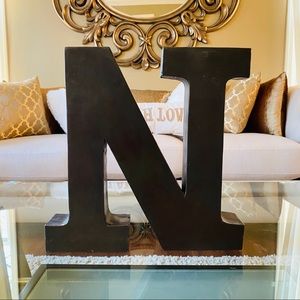 Accents | Metal Letter N Wall Art Decor | Poshmark